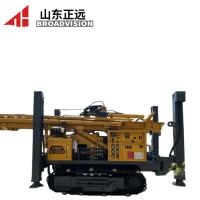 China The fully hydraulic crawler-type water well drilling rig is suitable for various conditions, can adapt to complex rock types, is energy-saving and durable. for sale