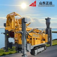 China 37t Lifting Force Crawler Water Well Drilling Rig with Fast Lifting Speed 30m/min and Air Consumption 16-55m3/min for sale