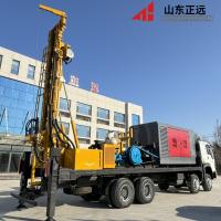China Highly precise and powerful multi-functional on-board water well drilling rig for sale