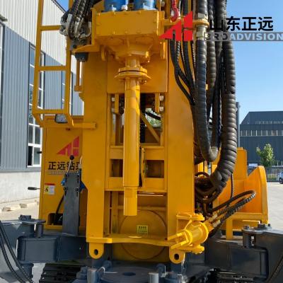 China Hydraulic full-terrain drilling rig with high-pressure impact for deep rock drilling, low consumption and durable performance for sale
