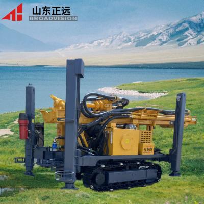 China 330-meter high-efficiency energy-saving professional crawler-type water well drilling machine for sale