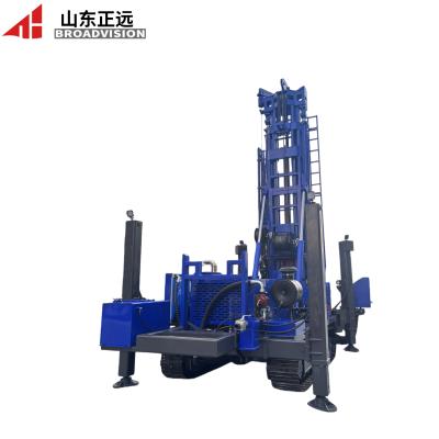 China A 750-meter high-performance, meticulously manufactured crawler-type water well drilling machine for sale