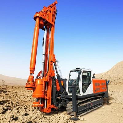 China 40T Lifting Force Crawler Water Well Drilling Rig Featuring Drilling Diameter 105-450mm Capable of Handling Tough Soil Types for sale