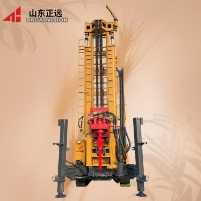 China 1000-meter high-efficiency telescopic tower hydraulic-driven mobile water well drilling rig for sale