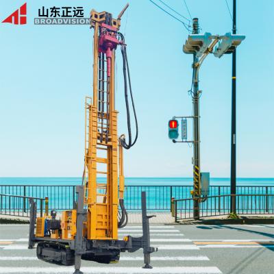 China 500m-1000-meter hydraulic-driven high-efficiency top-drive mobile water well drilling rig for sale