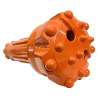China Forged DTH drill bit red customization for mining water well and construction drilling applications demanding durability for sale