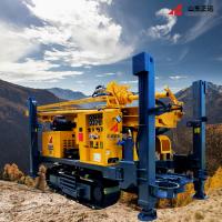 China 10.6T Weight Crawler Water Well Drilling Rig Featuring Drilling Efficiency 10-35 and Uphill Angle 21 Degrees for Tough Terrain for sale