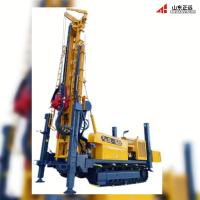 China Max drilling depth 750m Crawler Water Well Drilling Rig with Uphill angle 21 degrees and Max rotary torque 15000 7500Nm drilling solution for sale