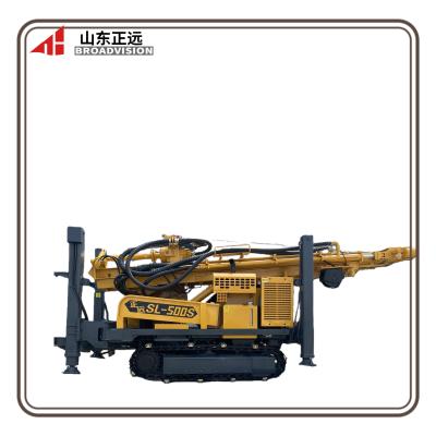 China Moving Speed 3Kmh Crawler Water Well Drilling Rig Offering Drill Pipe Diameter 89mm and 102mm Designed for Water Extraction for sale