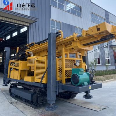 China Jacks stroke 1.6m Crawler Water Well Drilling Rig Fast feeding speed 55mmin Durable Drilling Equipment for sale