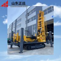 China Fast feeding speed 55mmin crawler water well drilling rig featuring drill pipe size 89102 mm6m suitable for various geological conditions for sale