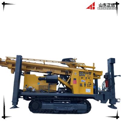 China Dimension 673 21 263m Yellow Crawler Water Well Drilling Rig Heavy Duty Machine Suitable for Various Soil Conditions for sale
