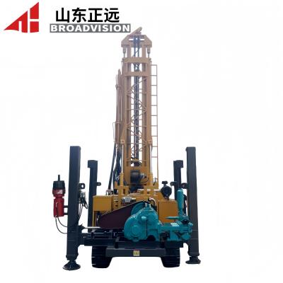 China Yuchai Power 91 KW Crawler Water Well Drilling Rig Featuring Using Air Pressure 1.2-3.5mpa Deep Borehole Drilling Machine for sale