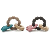 China EN71 Silicone Wood Teether For Child for sale