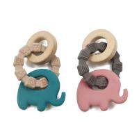 China EN71 Silicone Wood Teether For Child for sale
