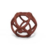 China BPA Free OEM Organic Silicone Teething Ball Baby Chew Teething Toys for sale