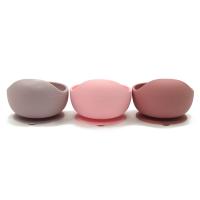 China Soft 12*8.5cm Baby Silicone Suction Bowl Eco Friendly Tableware for sale