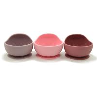 China Soft 12*8.5cm Baby Silicone Suction Bowl Eco Friendly Tableware for sale