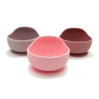 China Soft 12*8.5cm Baby Silicone Suction Bowl Eco Friendly Tableware for sale