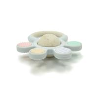 China Organic BPA Free OEM 10.5cm Silicone Teething Rattle for sale
