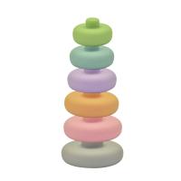 China Multiple Light Color Round SGS Stackable Baby Toys For Toddlers for sale