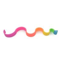 China Rainbow Alike 14cm Arch Baby Stacking Toy BPA Free Silicone Blocks for sale