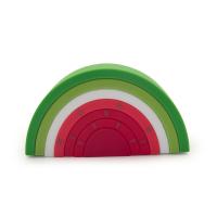 China Child Safe Rainbow Blocks Non PBA Baby Stacking Toys For Babies for sale