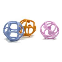 China Food Grade Soft BPA Free Silicone Teething Ball Customized Color for sale