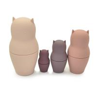 China FBA Free Russia Babushka Silicone Baby Educational Toys For Infants for sale
