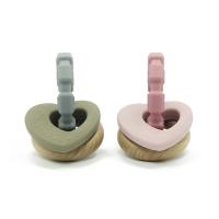 China Natural Recyclable CPC Silicone Wood Teether Eco Friendly Baby Chew Toys for sale