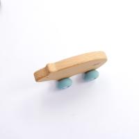 China BPA Free Imported Beech Wooden Silicone Teether Customized Colors for sale