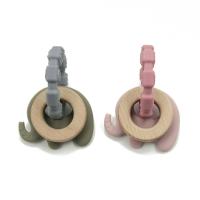 China Easy Grip Shapes OEM Organic Teething Ring For Little Hands for sale