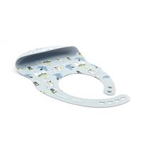 China BPA Free Pantone Color Baby Silicone Bib Non Chafing Neckband for sale