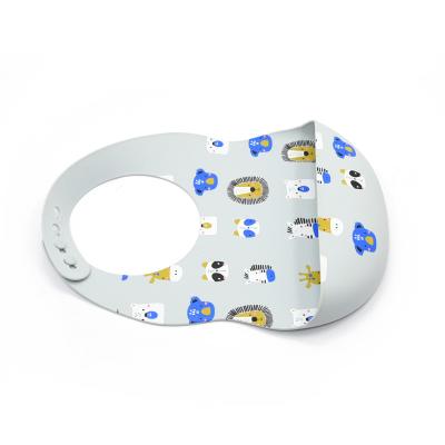 China Soft Waterproof Easy Clean OEM ODM Funny Silicone Bibs For Toddlers for sale