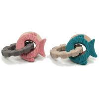 China Fish Shape Not Contain Phthalate Cadmium EN71 Teething Toys For Baby Boy for sale