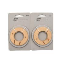 China Grey Walrus Shaped Silicone Beech Wooden Teething Rings BPA Free for sale