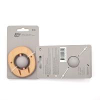 China Movable Rattle Ball Walrus Shape Wooden Silicone Teether Safe For Baby for sale
