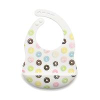 China EN71 Baby Silicone Bib With Food Catcher for sale