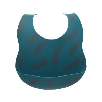 China Easily Wipes Crumb Catcher BHD Customized Waterproof Bibs For Toddlers for sale