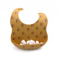 China Newborn Cartoon Resist Stain Baby Silicone Bib Dishwasher Safe for sale