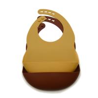 China Waterproof Drool  Baby Bib Catcher FDA Medical Grade Silicone for sale