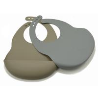 China OEM Soft Non Toxic Waterproof Washable Baby Silicone Bib Food Grade for sale