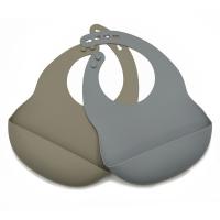China OEM Soft Non Toxic Waterproof Washable Baby Silicone Bib Food Grade for sale