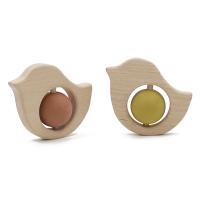 China Personalized Educational Baby 53g Silicone Teething Rattle for sale