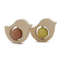 China Chick Type BPA Free Baby Boy Rattle Laser Etch Educational Wood Toy for sale