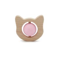 China Sensory Customized Pantone Silicone Teething Rattle Eco Friendly for sale