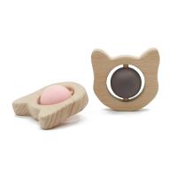 China Sensory Customized Pantone Silicone Teething Rattle Eco Friendly for sale