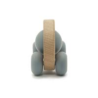 China Kids Baby Chewy Beads FDA Silicone Teething Rattle Car Shape for sale