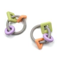 China Food Grade FDA Approved Wooden Silicone Teether Nursling Biting Toys for sale