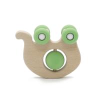 China PVC Phthalate Lead Free Elephant Rattle Food Grade Silicone Car Toy for sale